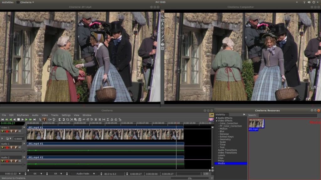 Complete Linux video editing and compositing suit - Terrific Linux NLE ...