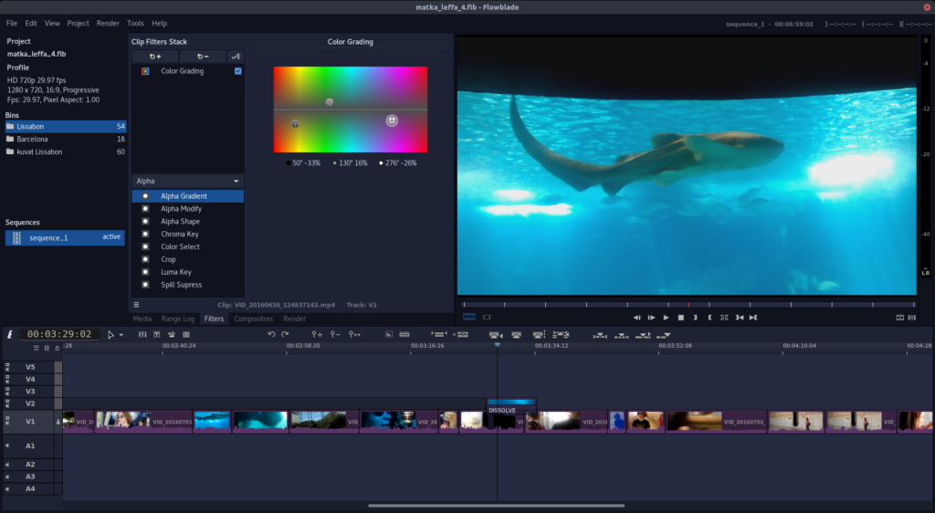 Complete Linux video editing and compositing suit - Terrific Linux NLE ...